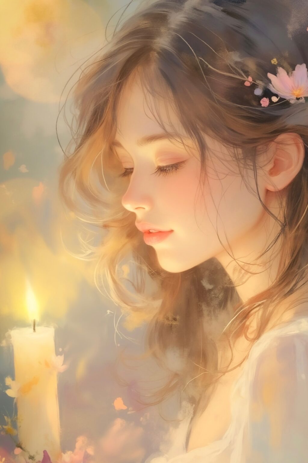 AIイラストのプロンプト – TensorArt：Whispers of the Candlelight | Hiro's AI Imaginarium